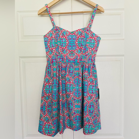 Kaeli Smith | Dresses | Kaeli Smith Fit And Flare Mini Dress Womens 2 ...